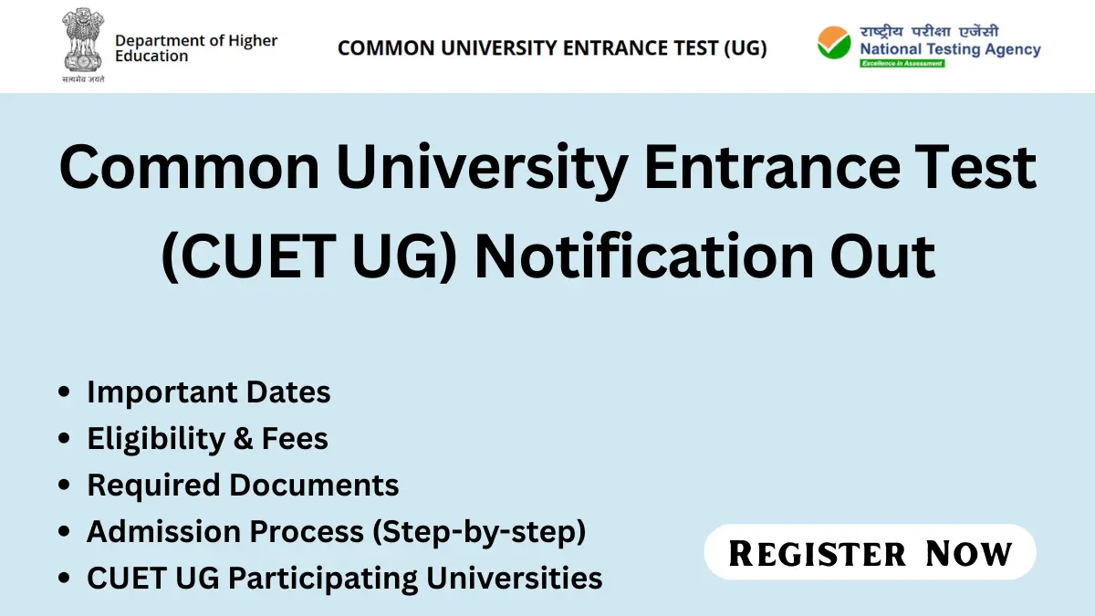 NTA CUET UG 2026 – Registration, Eligibility, & Exam Pattern - Rojgar ...