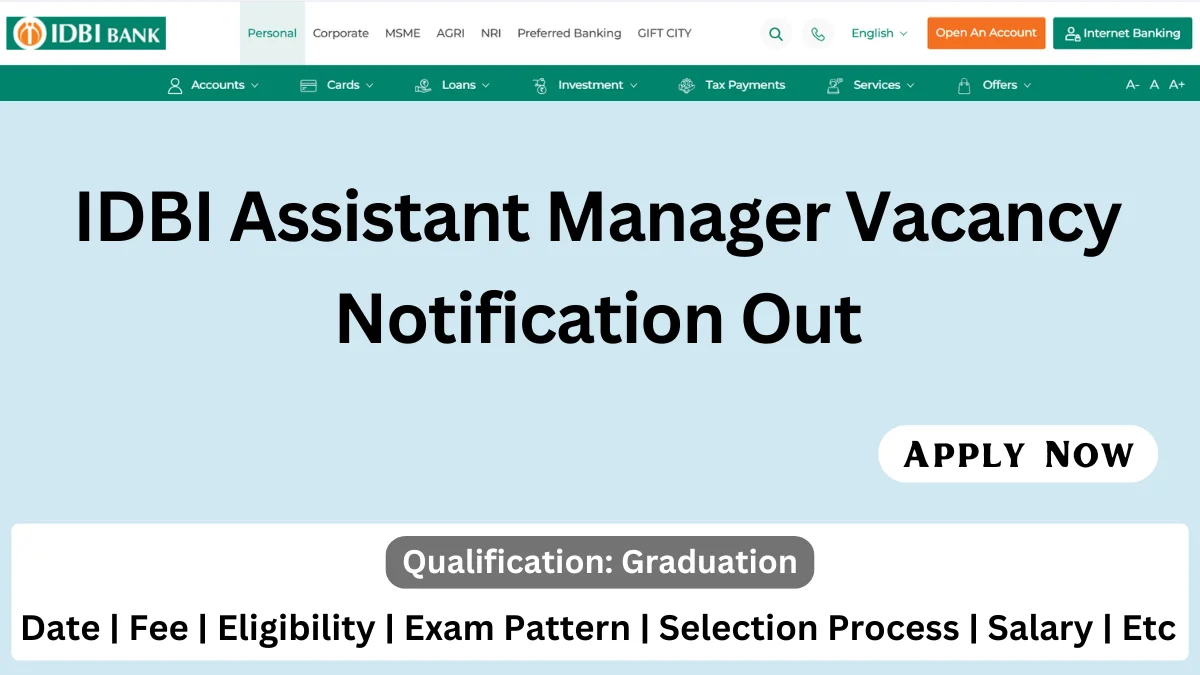 IDBI Assistant Manager Admit Card 2026: Download Hall Ticket - Rojgar ...